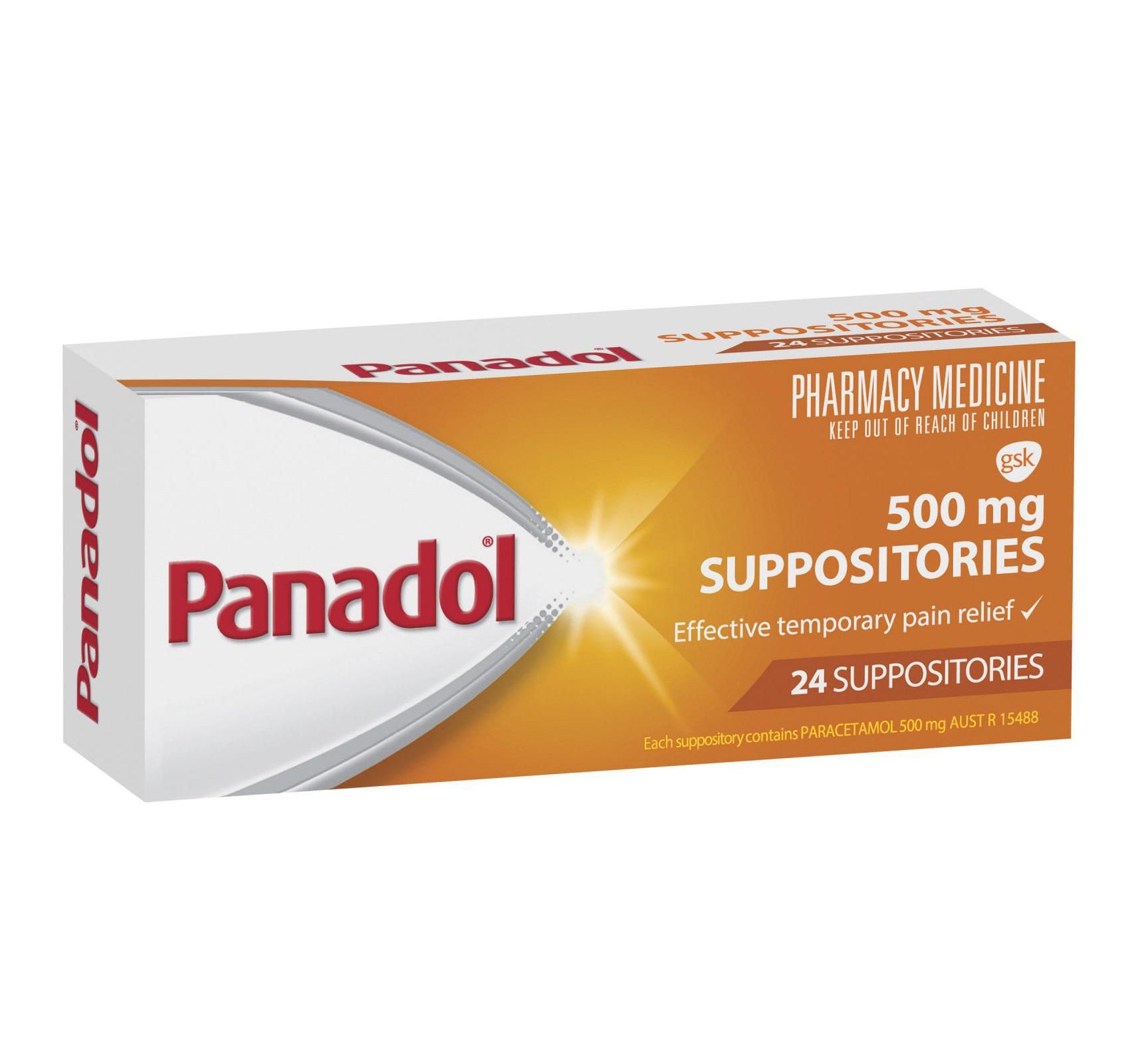 Panadol Suppositories Adult 500mg 24 Pack – Scown's Pharmacy