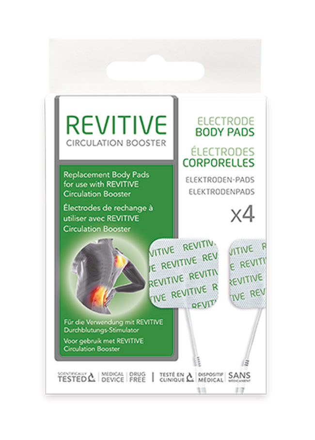 Revitive Circulation Booster Electrode Replacement Body Pads x 4 ...