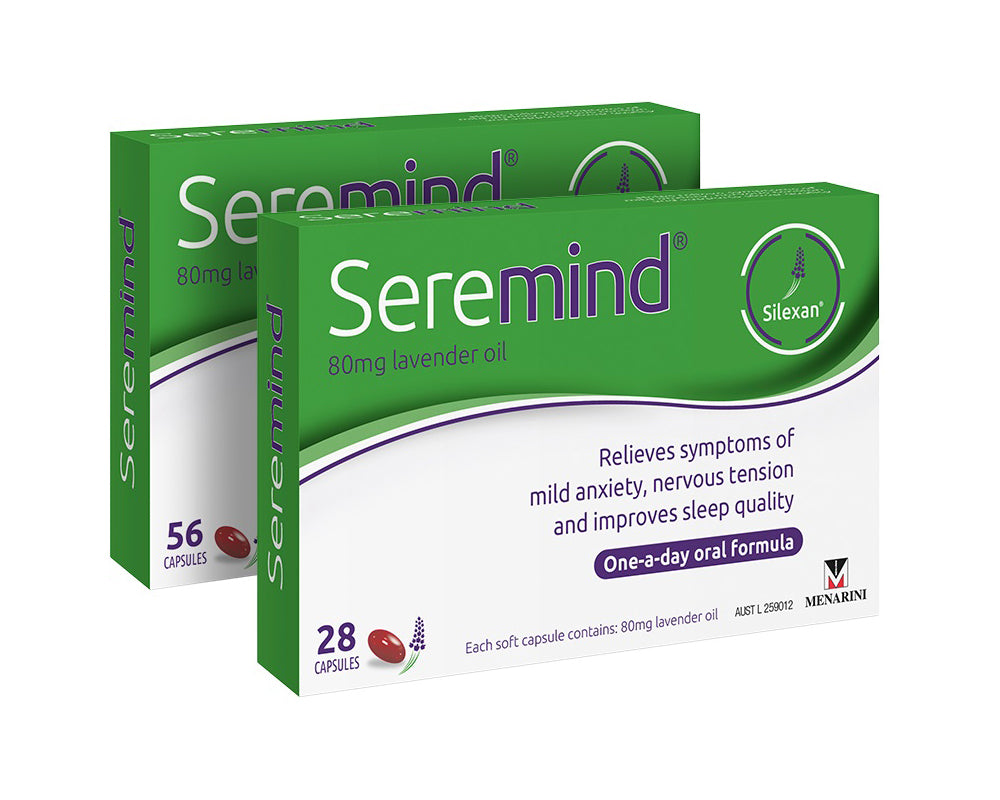 Seremind Lavender Oil 80mg 56 Capsules – Scown's Pharmacy