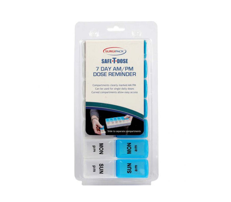 Surgipack 6057 Safe-T-Dose 7 Day AM/PM Dose Reminder – Scown's Pharmacy
