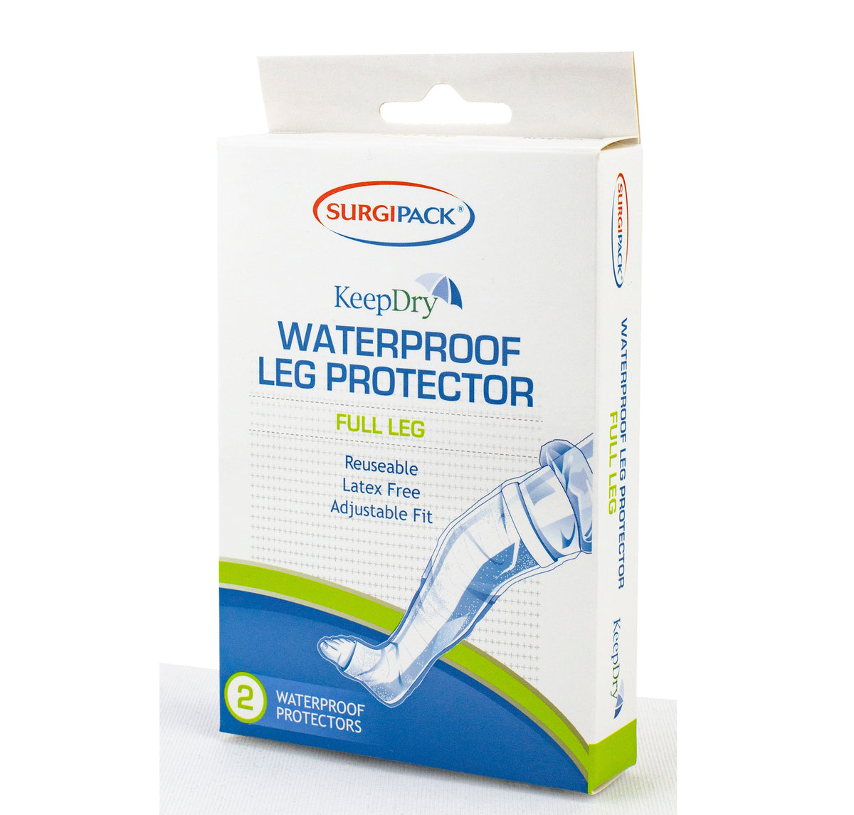 Surgipack 6174 Keep Dry Waterproof Full Leg Protector Contents 2 ...