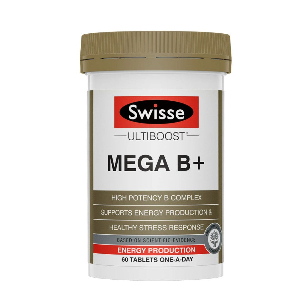 Swisse Ultiboost Mega B+ 60 Tablets – Scown's Pharmacy