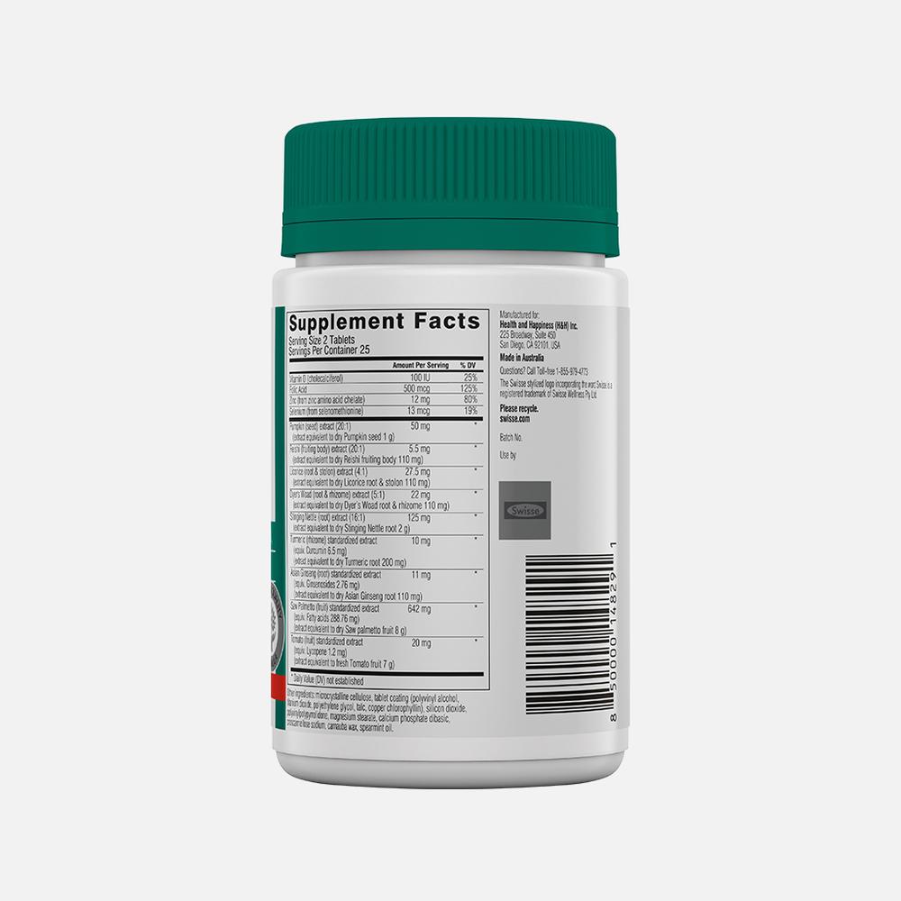 Swisse Ultiboost Prostate 50 Tablets – Scown's Pharmacy