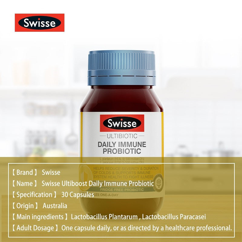 Swisse Ultibiotic Daily Immune Probiotic 30 Capsules – Scown's Pharmacy
