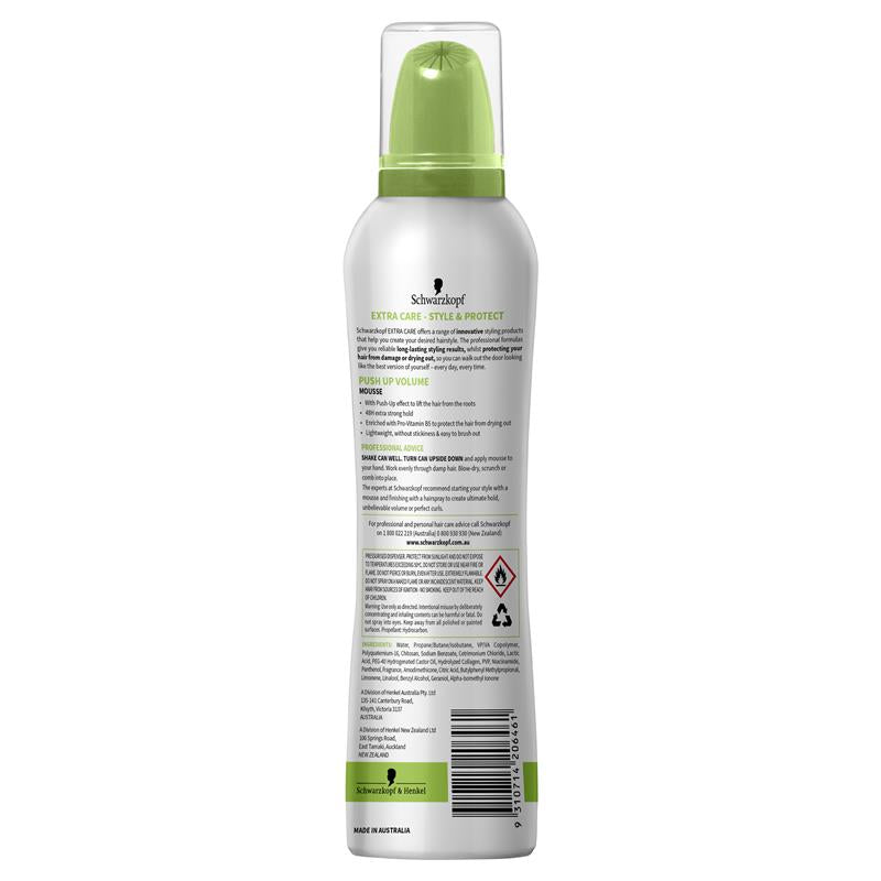 Schwarzkopf Extra Care Push Up Volume Mousse 150g – Scown's Pharmacy