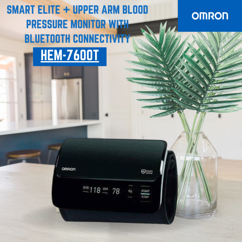 OMRON Blood Pressure Kit HEM-7600T Smart Elite+ – Scown's Pharmacy
