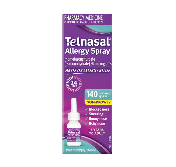 Telfast Allergy Duo Kit Telnasal Allergy Spray & 180mg 30 Tablets ...