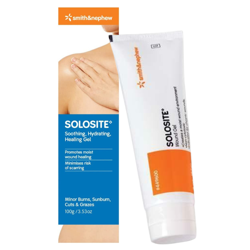 SOLOSITE Wound Tube, Soothing, Hydrating, Healing Gel - 100g – Scown's ...
