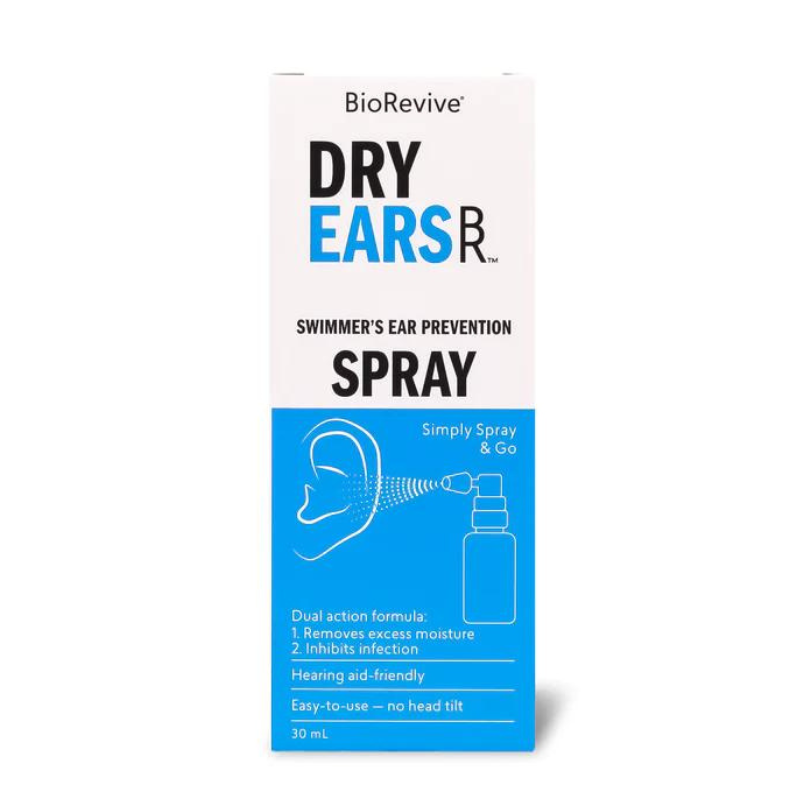 BioRevive DryEars Swimmer's Ear Infection & Inflammation Prevention Sp ...