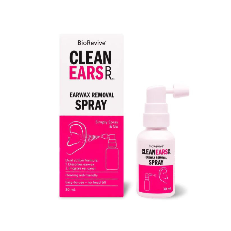 BioRevive CleanEars Ear Wax Removal Spray 30ml – Scown's Pharmacy