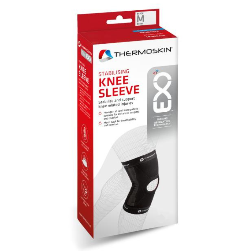 Thermoskin Exo Stabilising Knee Sleeve Medium 84110 – Scown's Pharmacy