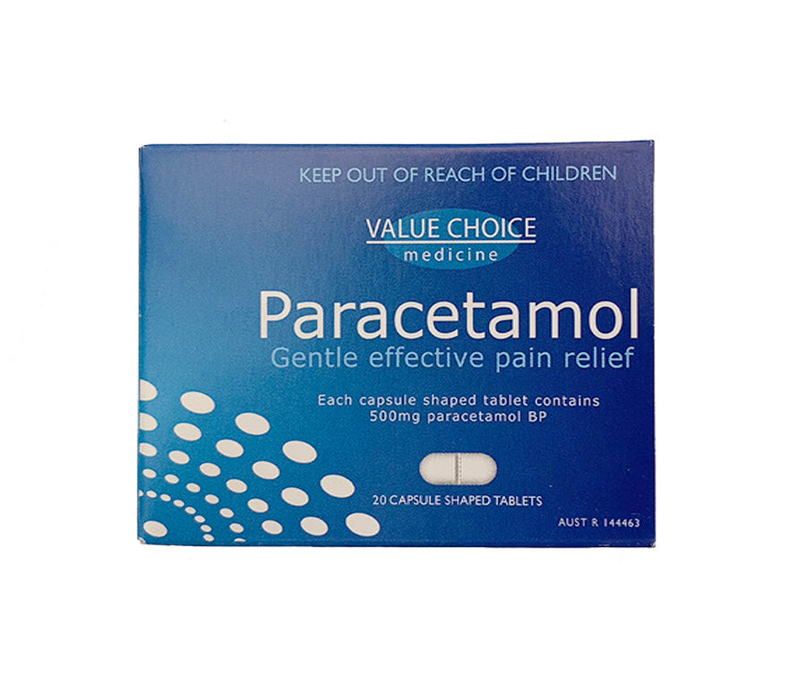 Value Choice Paracetamol 20 Tablet – Scown's Pharmacy