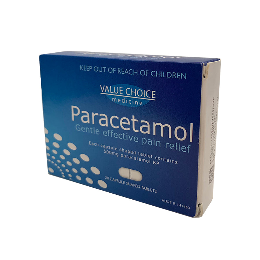 Value Choice Paracetamol 20 Tablet – Scown's Pharmacy
